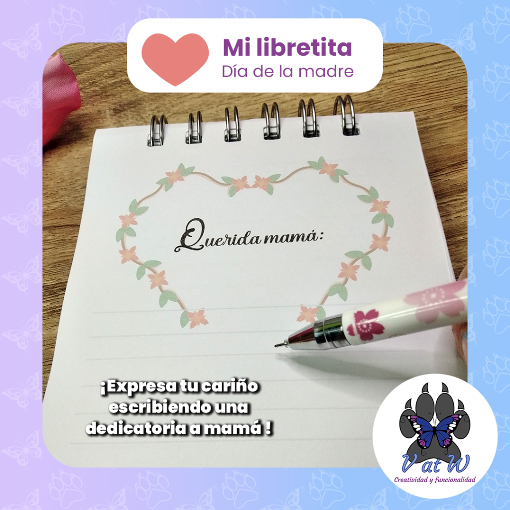 Libreta Día de la Madre - Conejitos - Diseños V at W